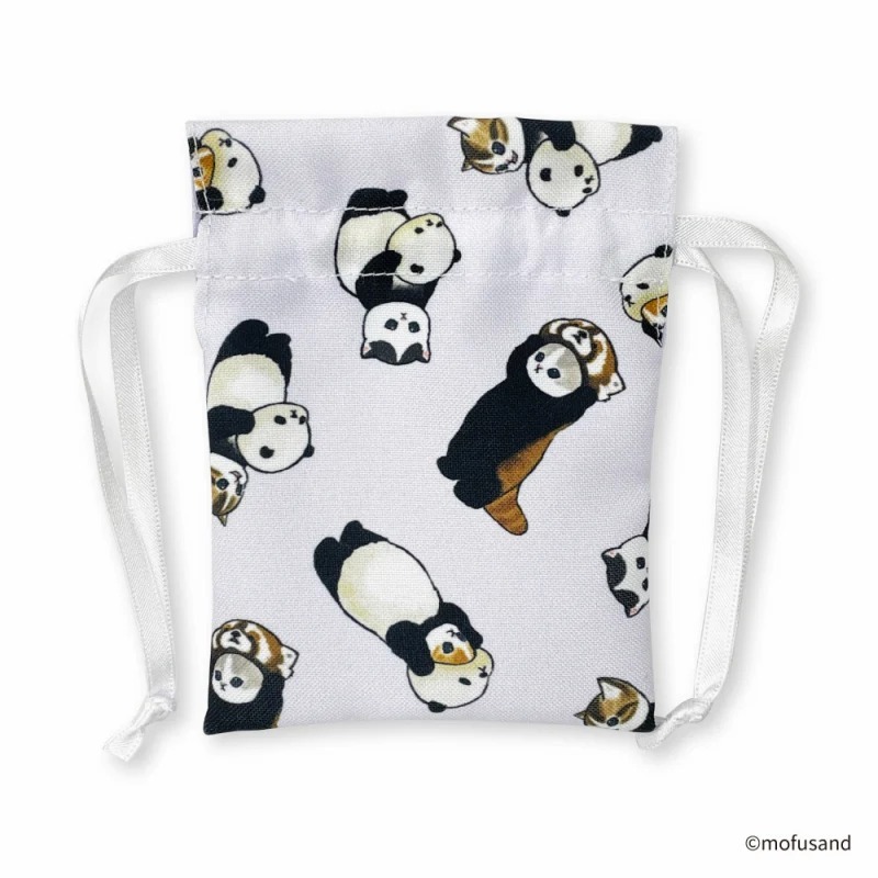 ถุงผ้าหูรูด ขนาดเล็ก mofusand ขนาด: ประมาณ สูง 120 x กว้าง 90 มม. | Shopee Thailand