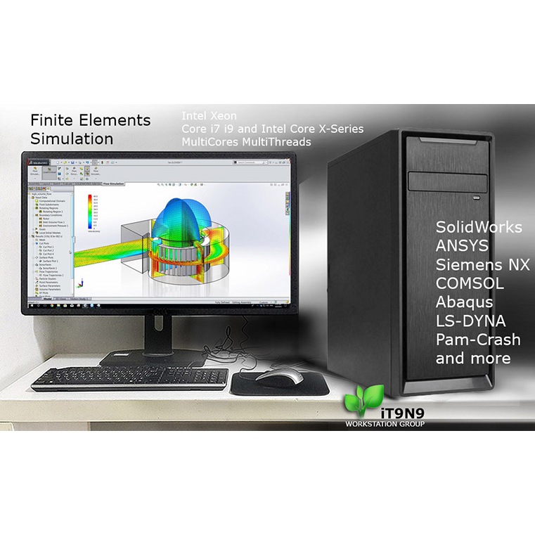 Workstation Dual Xeon Computer สำหรับการทำงาน ออกแบบ เขียนแบบ 2D 3D ...