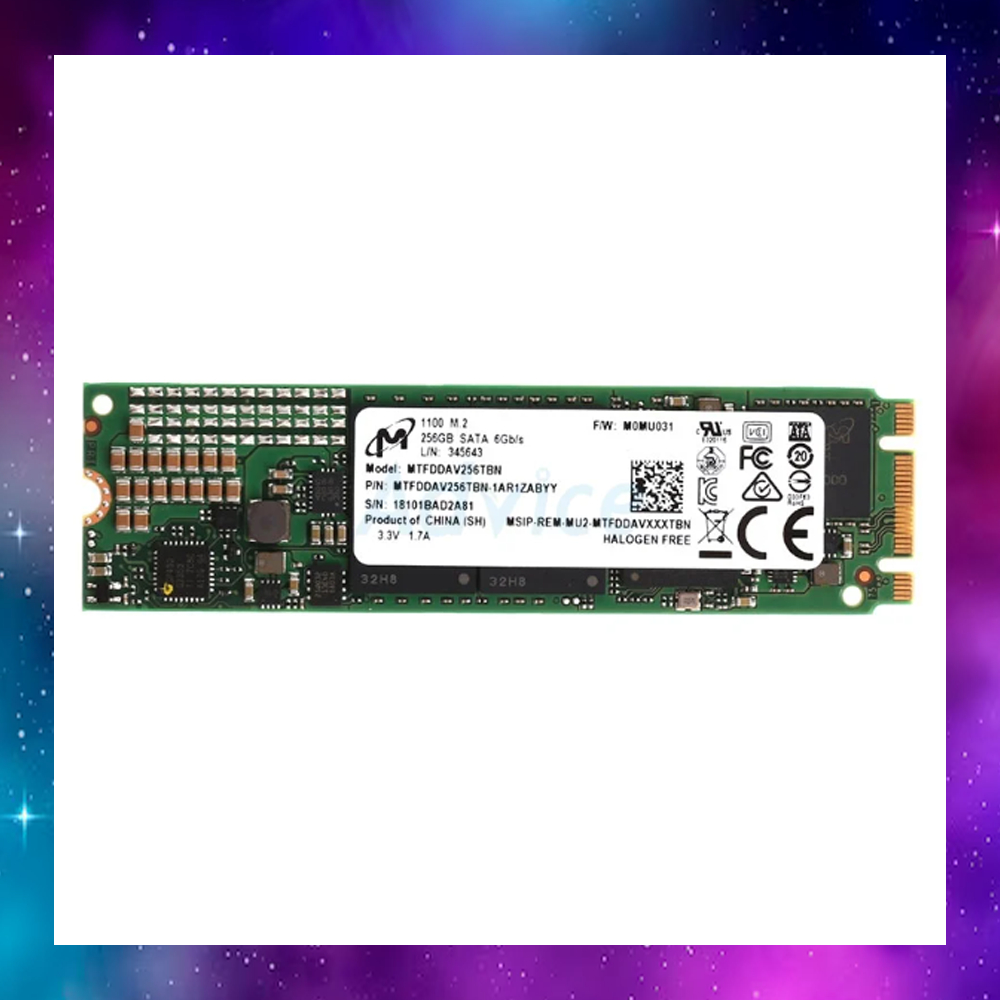 SSD (เอสเอสดี) SSD M.2 SATA 256GB MICRON SATA ใช้งานปกติ | Shopee Thailand