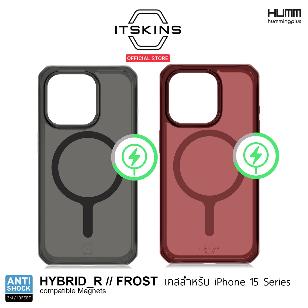 เคส ITSKINS HYBRID R FROST - สำหรับ iPhone 15 / 15 Pro / 15 Promax ...