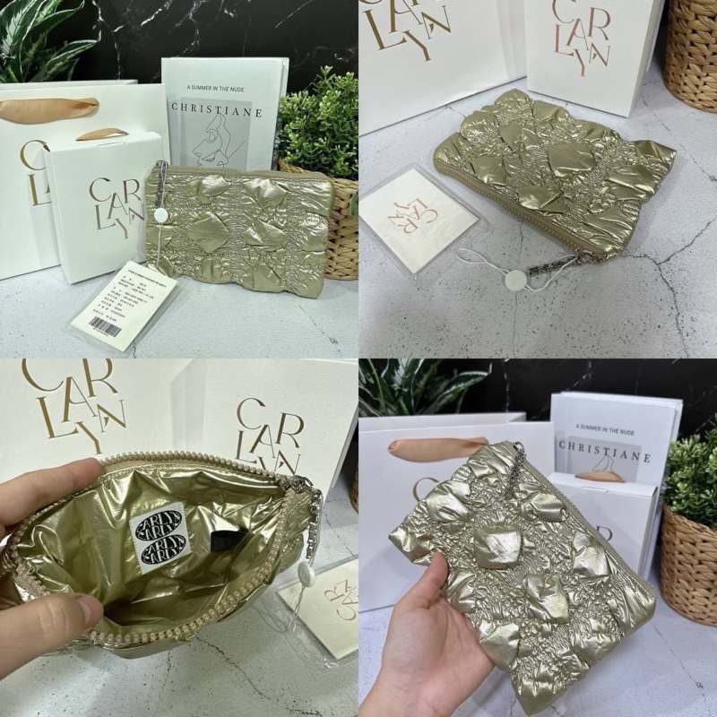 พร้อมส่ง Carlyn WOMEN BAG POING POUCH 4 สี | Shopee Thailand