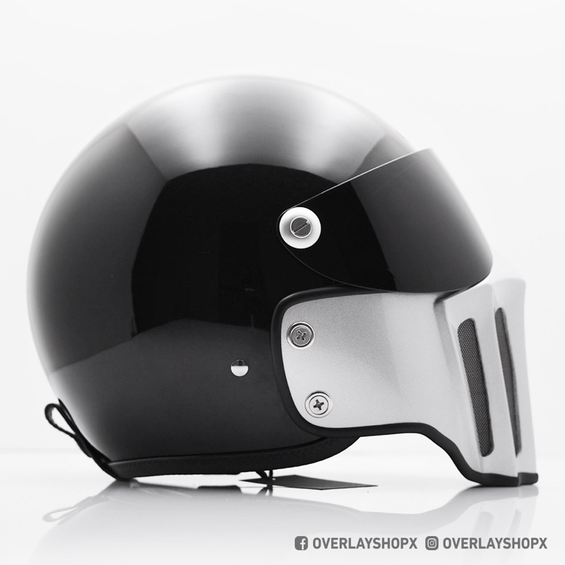 หมวกกันน็อคทรงสลิม OVERLAY MAD MAX (FULLFACE HELMET) หมวกเต็มใบ ทรงวิน ...