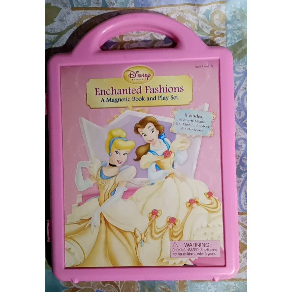 (Used) นิทานภาษาอังกฤษพร้อมชุดแต่งตัวตุ๊กตาแม่เหล็ก DISNEY PRINCESS ...