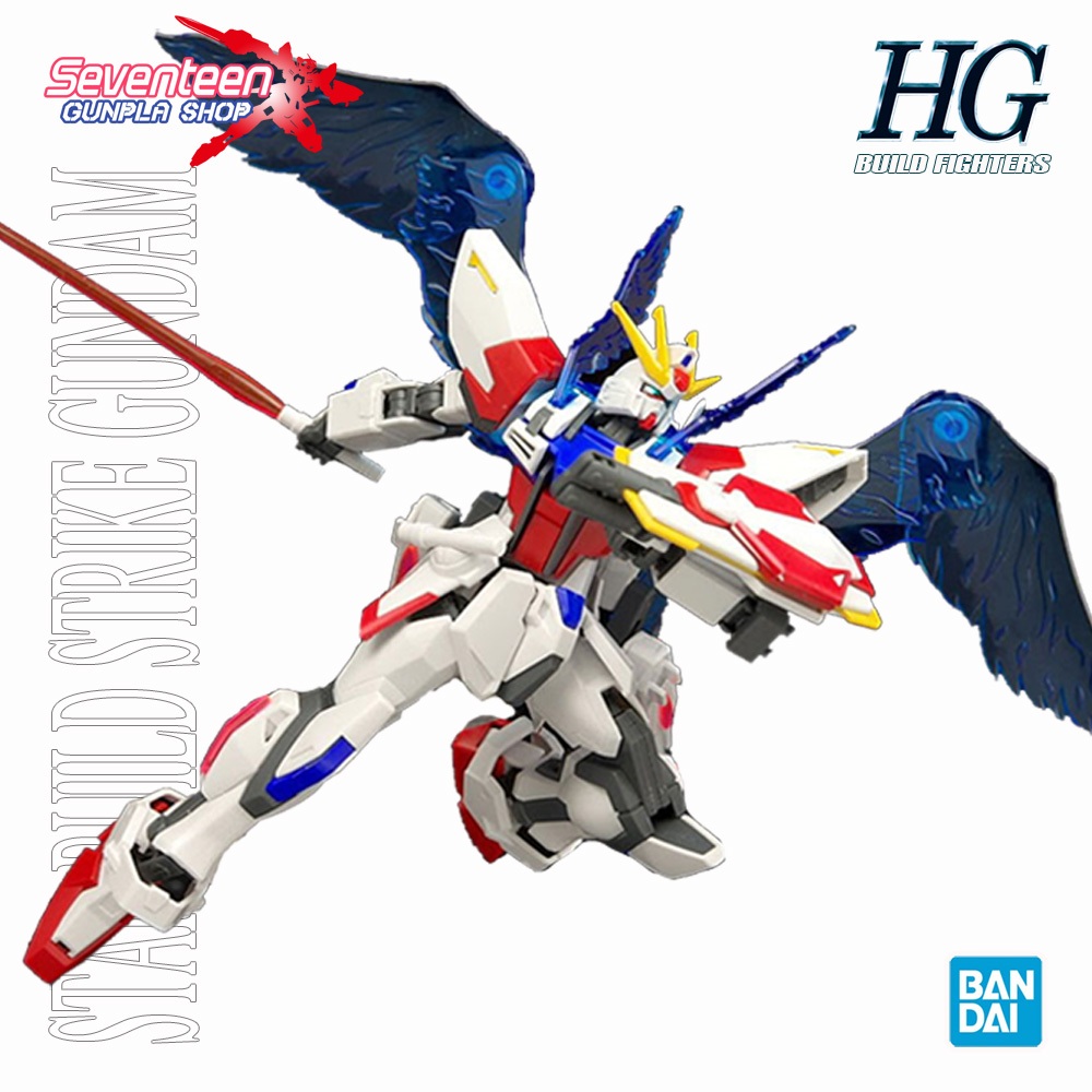 Bandai High Grade STAR BUILD STRIKE GUNDAM PLAVSKY WING (HGBF) | Shopee Thailand