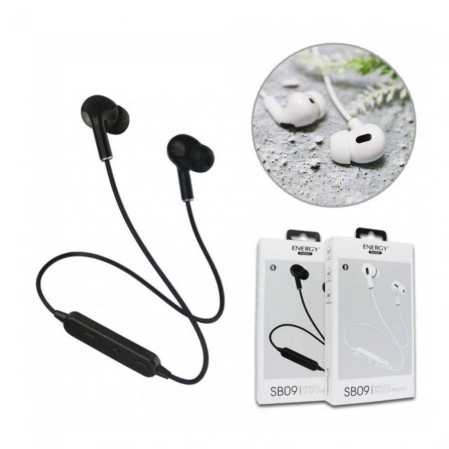 Energy SB09 หูฟังออกกำลังกายบลูทูธ รับประกัน1ปี หูฟังคล้องคอ มีแม่เหล็ก ...