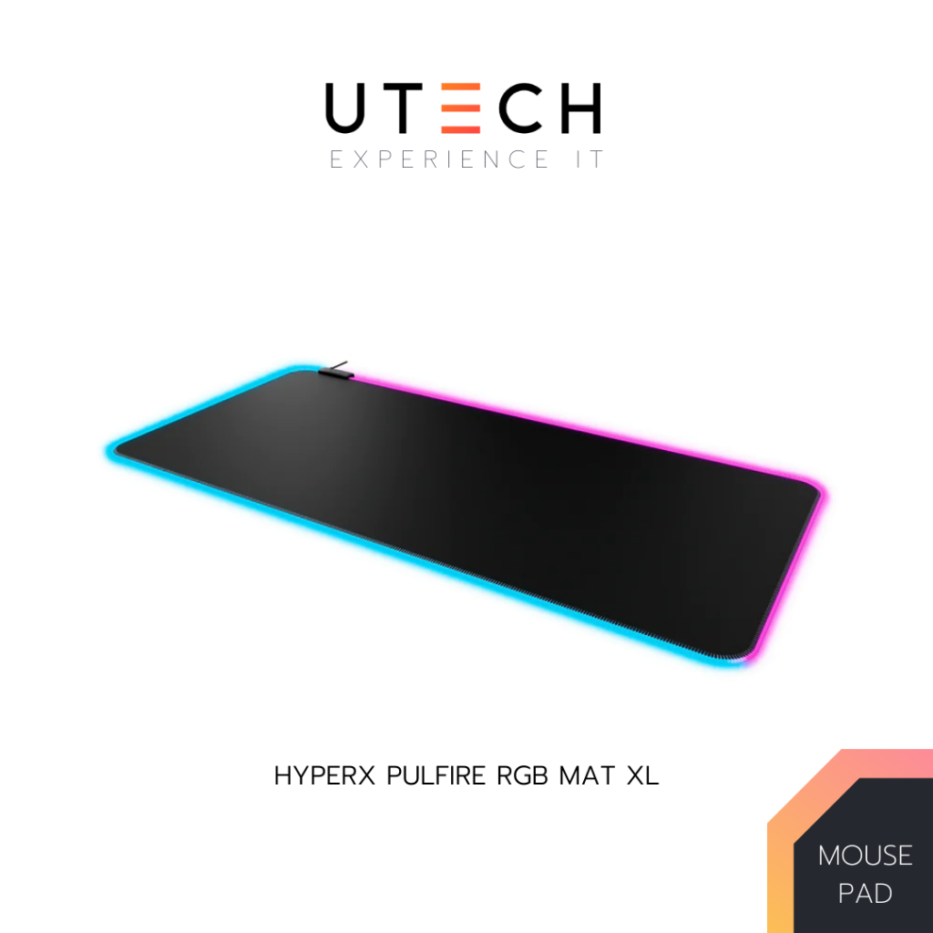 แผ่นรองเมาส์ HyperX Pulsefire Mat XL RGB Gaming Mousepad by UTECH ...