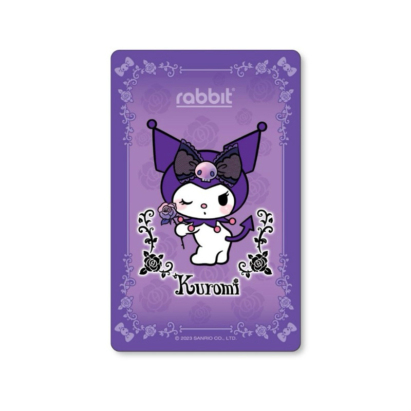 (พร้อมส่ง ใบสุดท้าย) บัตรแรบบิทลายคุโรมิประเภทบุคคลทั่วไป (Rabbit Card ...