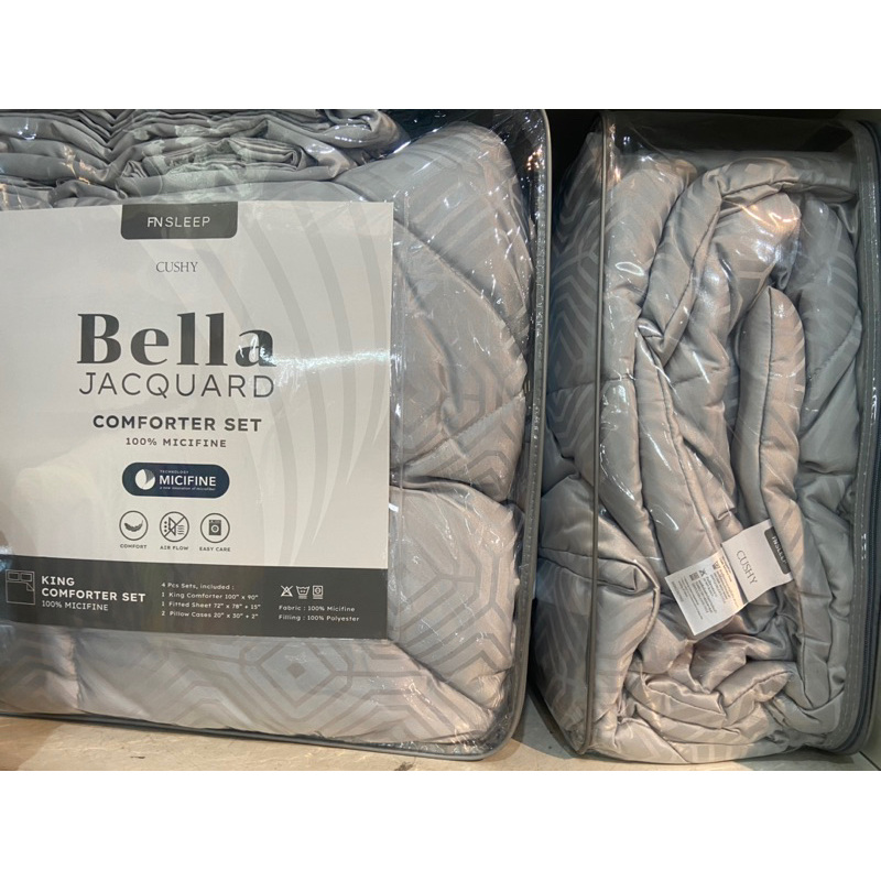 NEW comforter set Bella jacquard (พร้อมส่ง) | Shopee Thailand