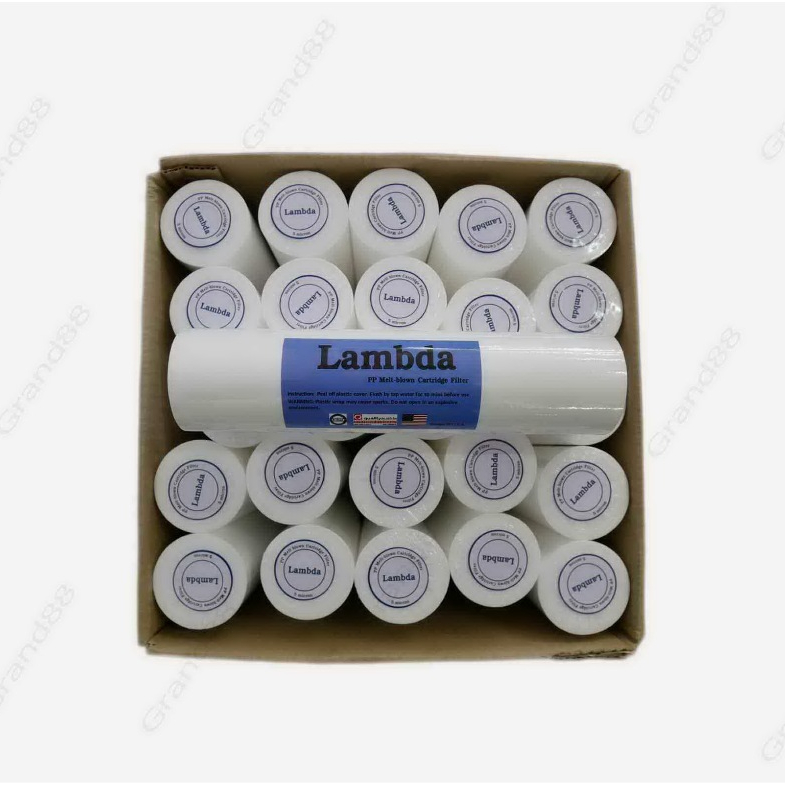 (ไส้กรอง PP 10” 25 ชิ้น) PP FILTER 10 นิ้ว x 2.5 นิ้ว 5 Micron ยี่ห้อ Lambda ผิวเรียบ | Shopee ...