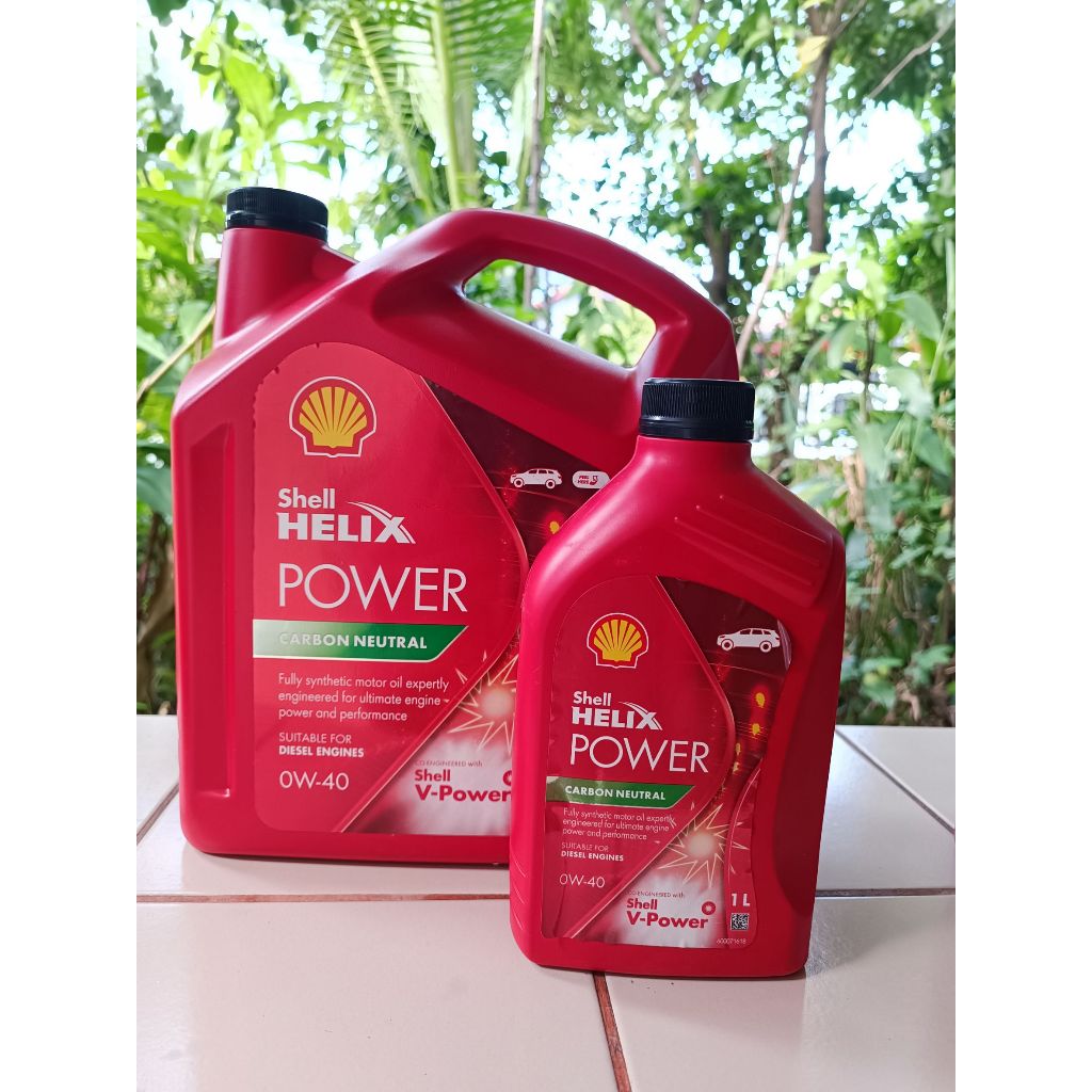 น้ำมันเครื่อง shell helix power 0w40 diesel สังเคราะห์แท้จากเซล ...