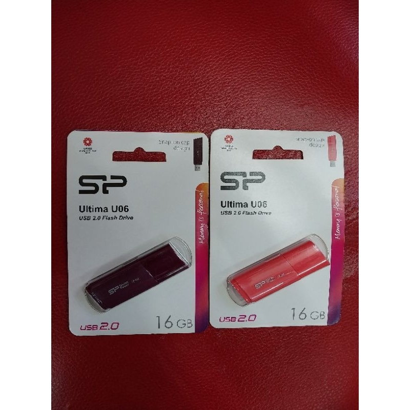 USB ไดร์ 16 GB รุ่น U06 ของแท้จากยี่ห้อ SP สามารถ ใส่เพลง ใส่นังได้ ประกัน | Shopee Thailand