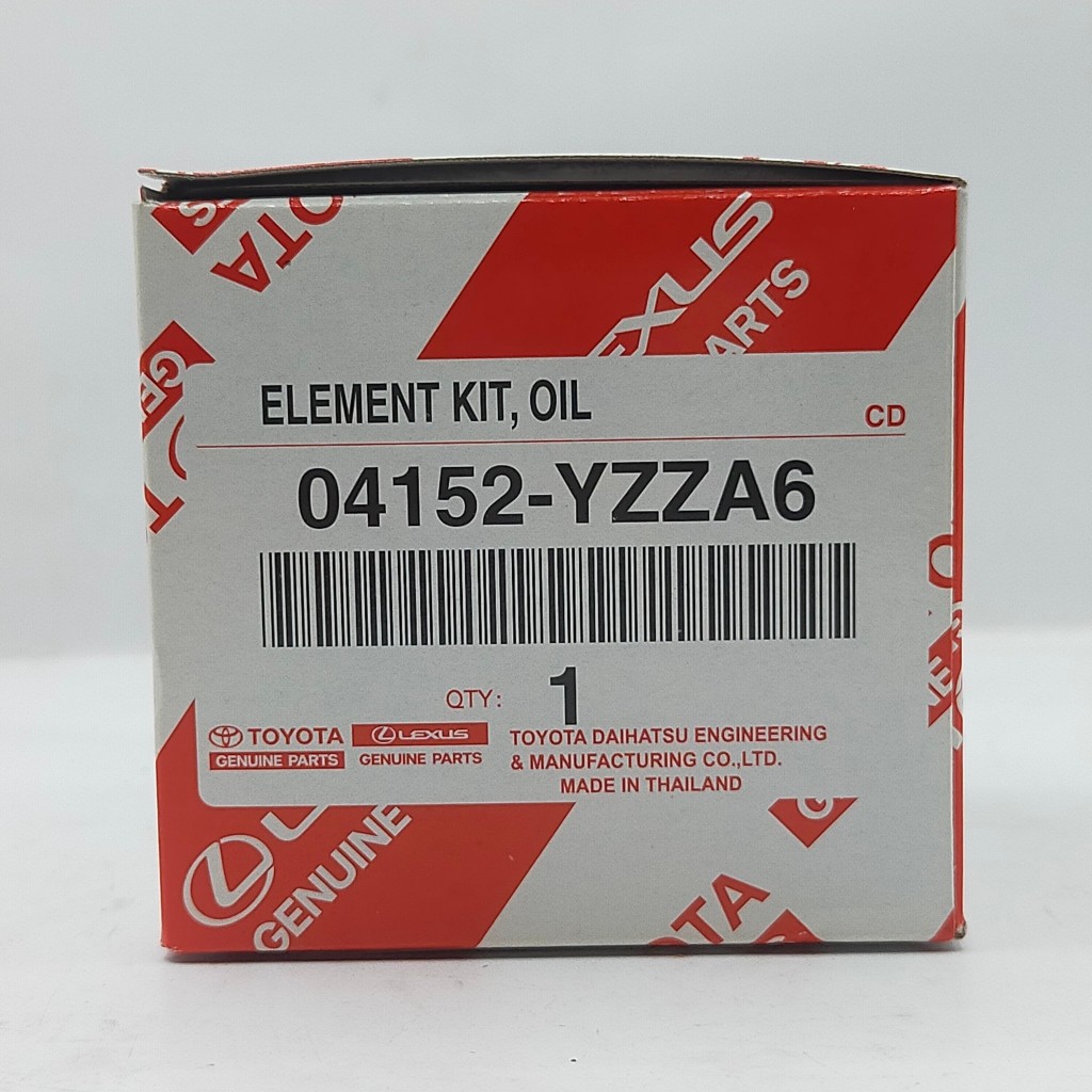 ไส้กรองน้ำมันเครื่อง โตโยต้า TOYOTA ลูกกระดาษ รถเบนซิน 04152-YZZA6 แท้ ...