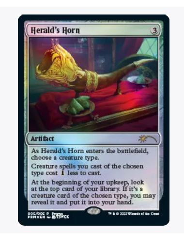 [MTG][Herald's Horn] Magic The Gathering Herald's Horn (Year of the ...