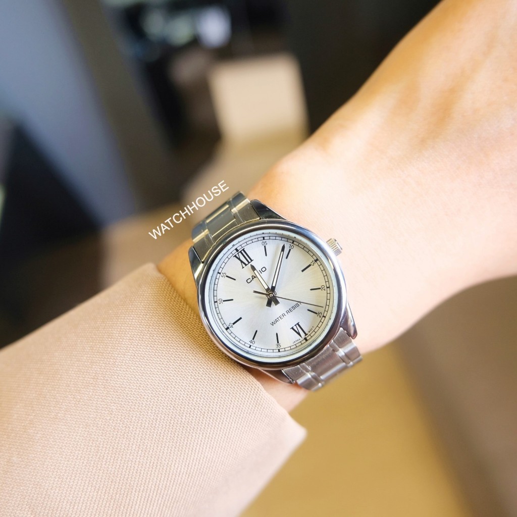 นาฬิกาผู้หญิง Casio Dress อะนาล็อก รุ่น Ltp V005d 2b3 คาสิโอ Shopee Thailand