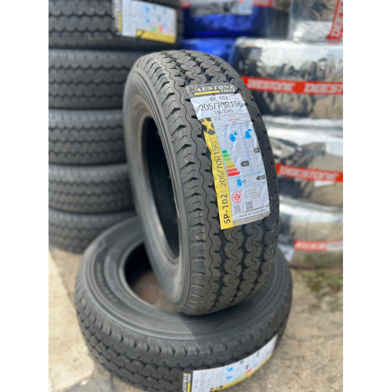 ยางAUSTONE 215/70/15~ยางใหม่ปี2024~แถมฟรีจุ๊บยาง | Shopee Thailand