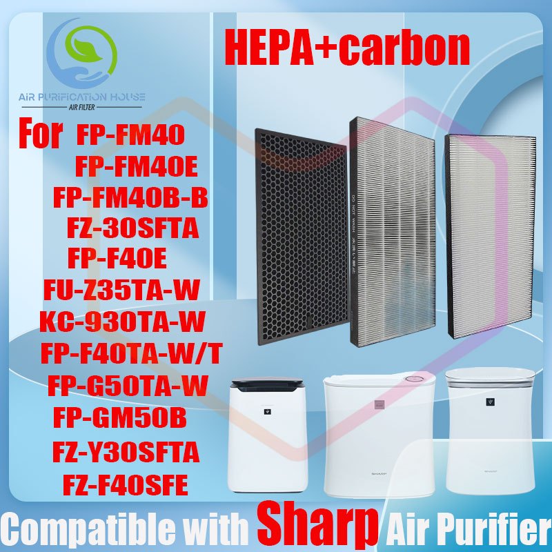 แผ่นกรอง ไส้กรองอากาศ sharp FP-FM40、FZ-30SFTA、FP-F40E、FU-Z35、KC-930TA ...