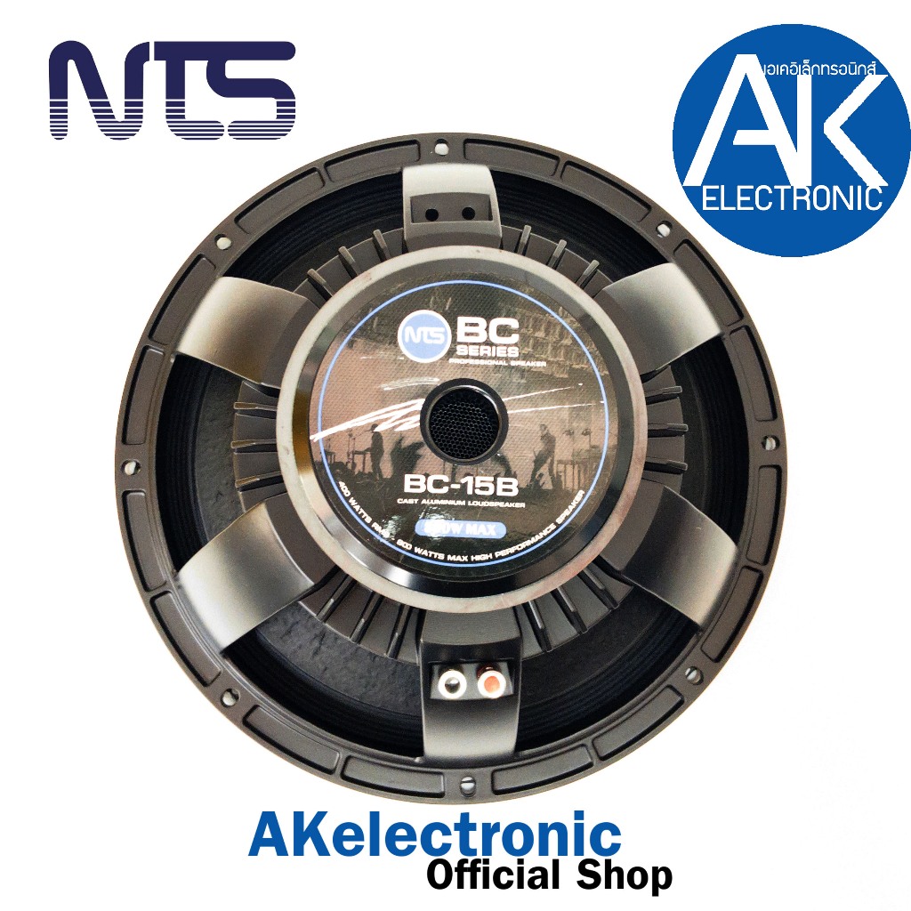 1ดอก NTS BC-15B ลำโพง15" โครงหล่อ ดอกลำโพง15นิ้ว ดอกลำโพง ดอก NTS BC15B โครงหล่อ 15นิ้ว ...