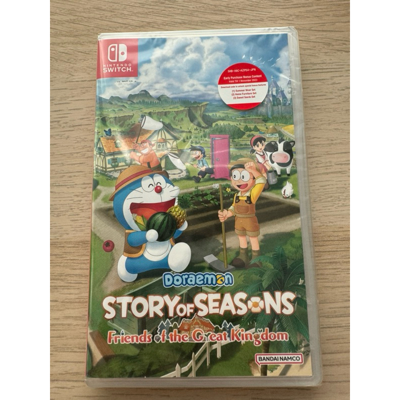 แผ่นเกม Nintendo Switch doraemon Story of season มือสอง ภาษาไทย ...