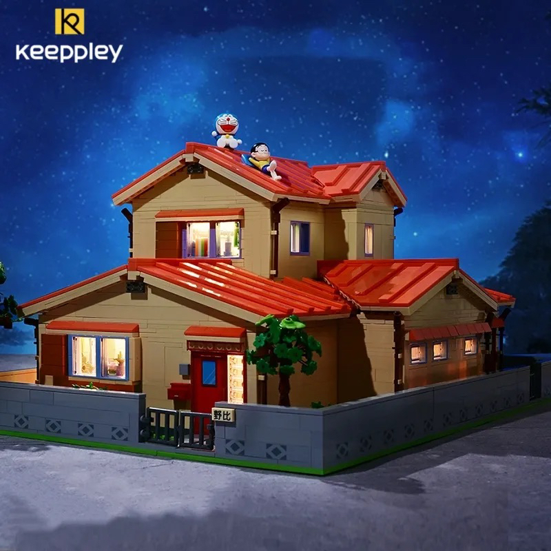 สินค้าพร้อมจัดส่ง : Keeppley Doraemon บ้านของโนบิตะ Building Blocks ...