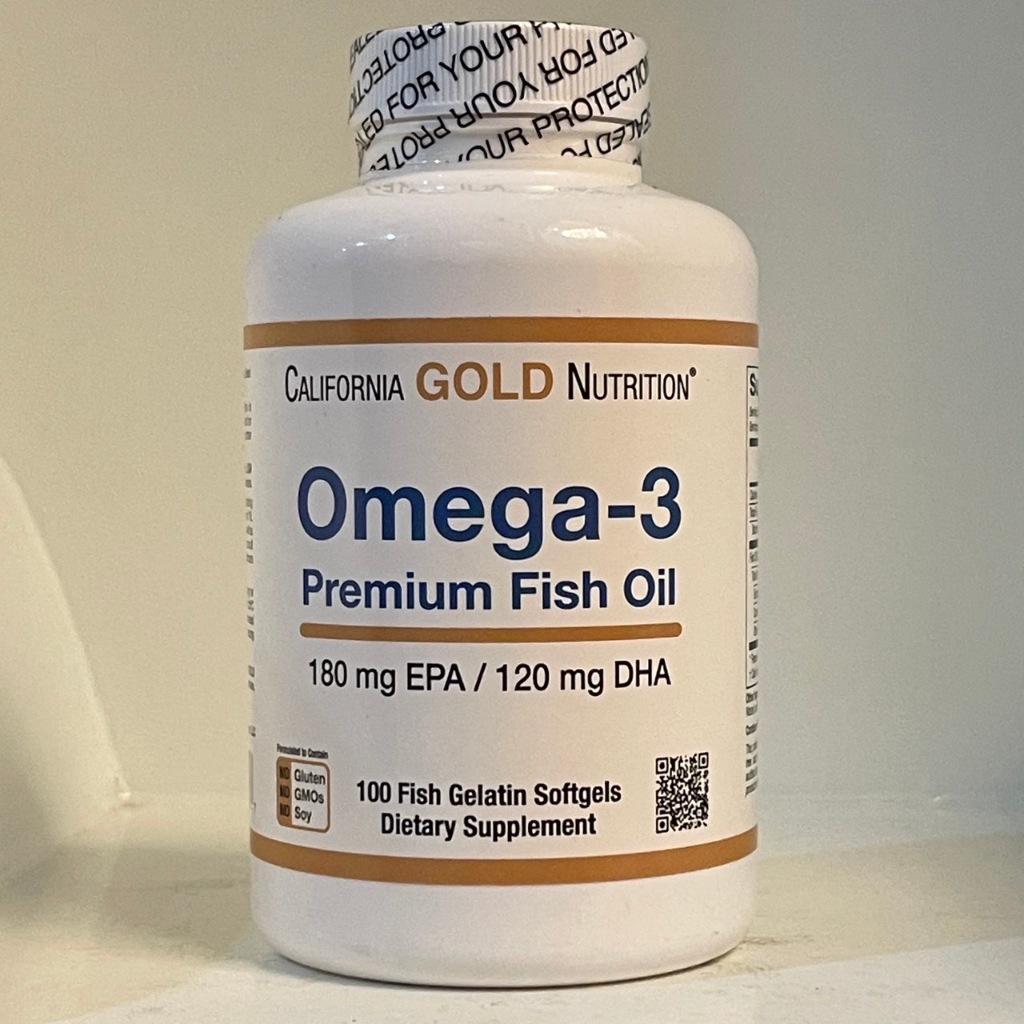 California Gold Nutrition Omega-3 Premium Fish Oil 100 Softgels ช่วยลดไขมันทำให้ระบบการไหลเวียน ...