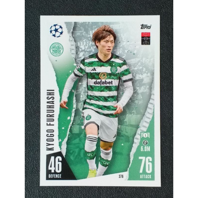 การ์ดฟุตบอล ทีมกลาสโกลว์ เซลติก CELTIC FC MATCH ATTAX 2023/24 UEFA ...