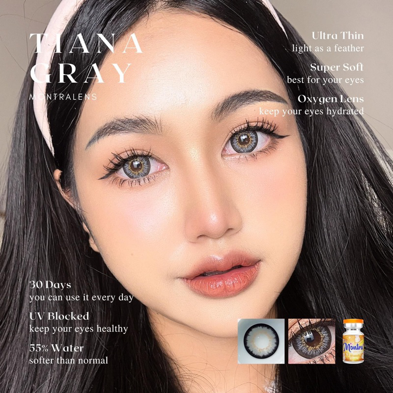 บิ๊กอายส์ตาโตตัดขอบTiana gray montralens ตาคมสวยชัดแบบสาวอาหรับ ...
