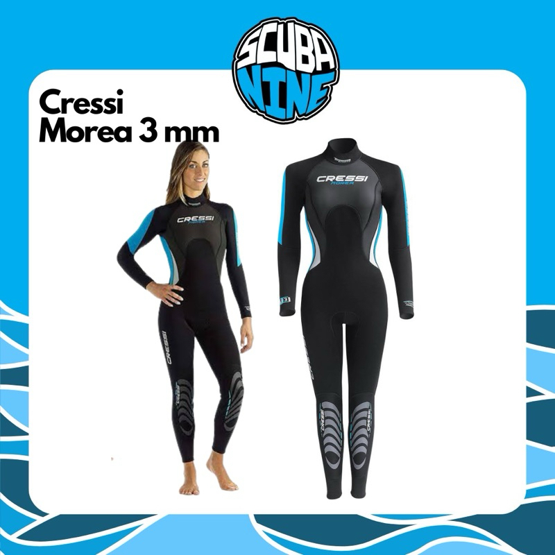 Cressi wetsuite รุ่น morea หนา 3 mm ของผู้หญิง | Shopee Thailand
