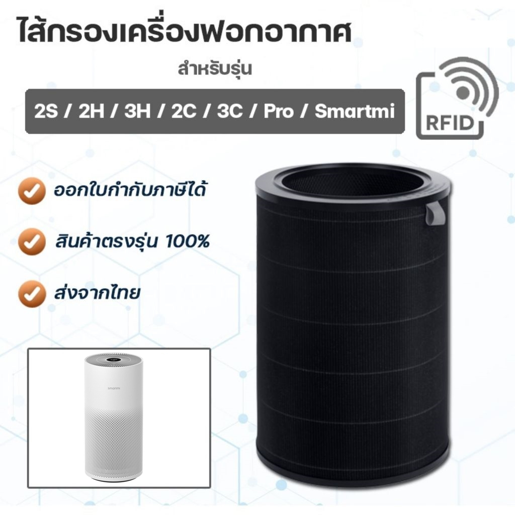 ไส้กรองอากาศ Smartmi รุ่น 2S / 2H / 3H / Pro / 2C / 3C / smart ไส้กรอง ...
