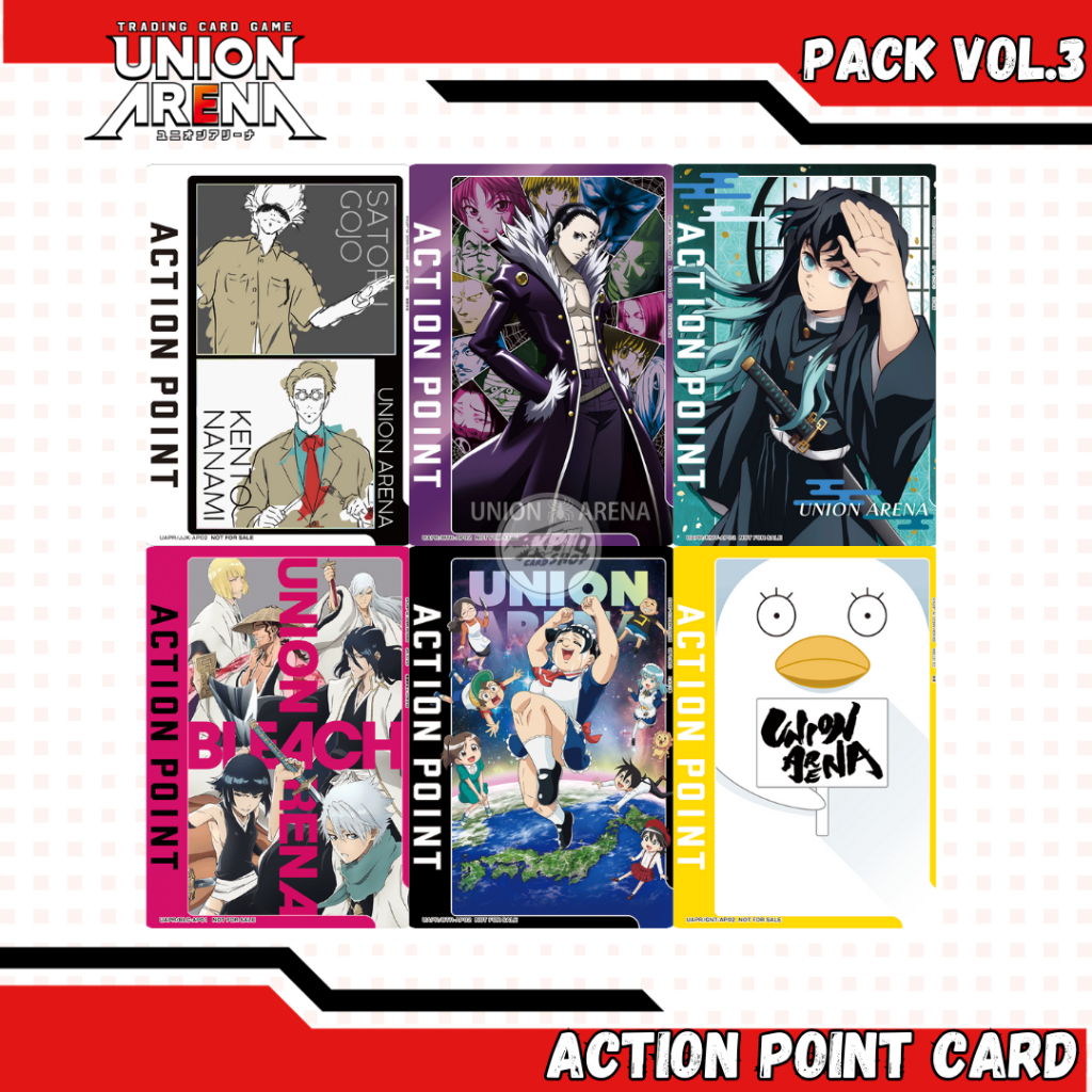 UNION ARENA ACTION POINT: CARD PACK VOL.3 (ฟอย / ไม่ฟอย) | Shopee Thailand