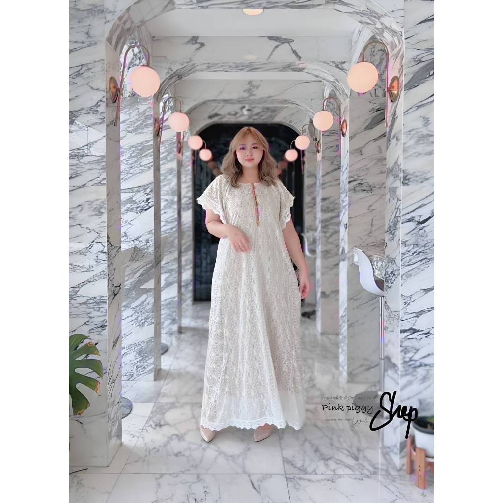 🔥Plussize🔥เดรสคนอ้วน🔥 4xl อก 42-48 เอว 46-50 5xl อก 46-52 เอว 48-52 | Shopee Thailand