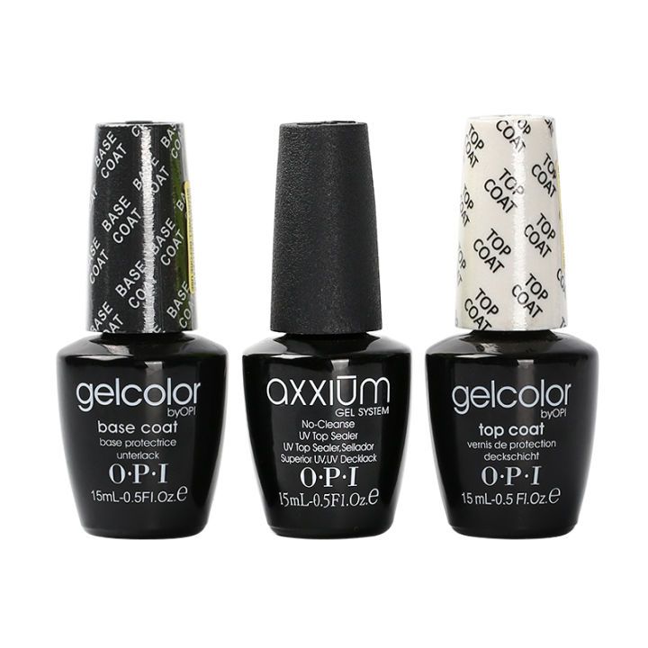 OPI Gel Color - Top Coat / Base Coat / No-Cleanse UV Sealer / Ridge ...