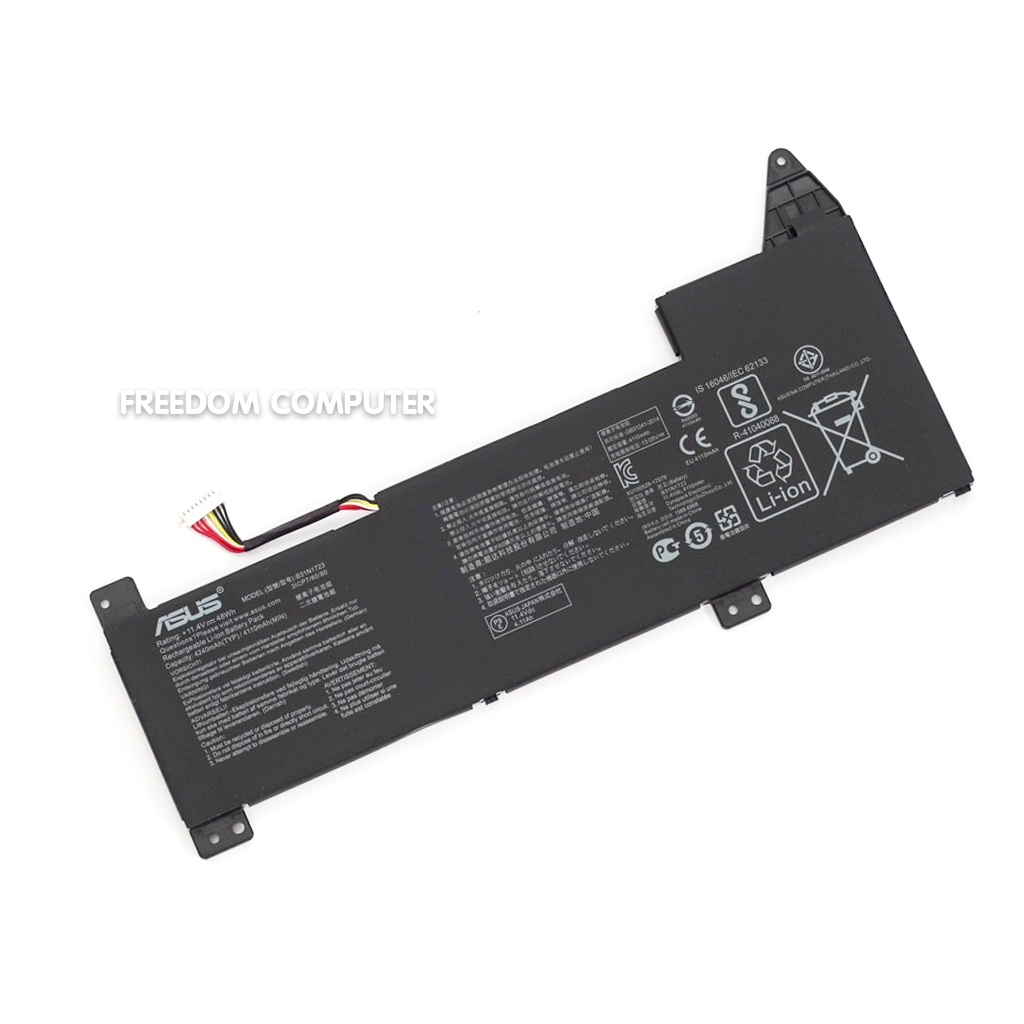 แบตเตอรี่โน๊ตบุ๊ค (แท้) B31N1723 สำหรับ ASUS VivoBook A570Z K570 X570 ...
