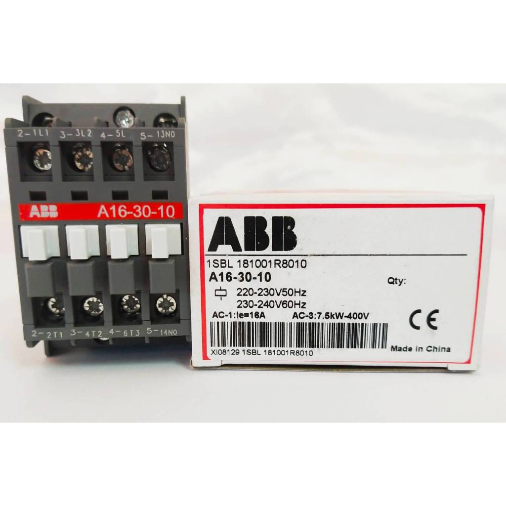 ABB MAGNETIC CONTACTOR A16-30-10 220V | Shopee Thailand