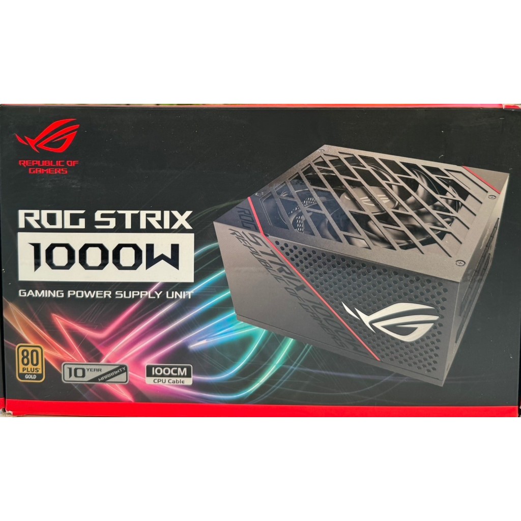 POWER SUPPLY (อุปกรณ์จ่ายไฟ) ASUS ROG STRIX 1000G - 1000W 80 PLUS GOLD ...
