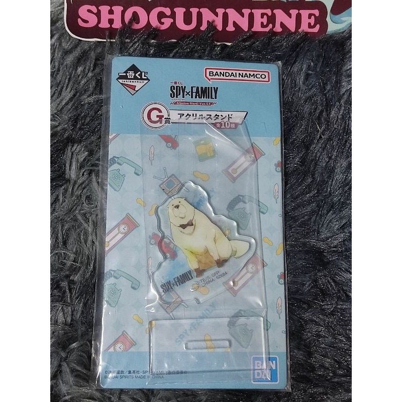 น่ารัก ️ Bandai Ichiban Kuji SPY×FAMILY Bond Forger Acrylic Stand ️ สแ ...