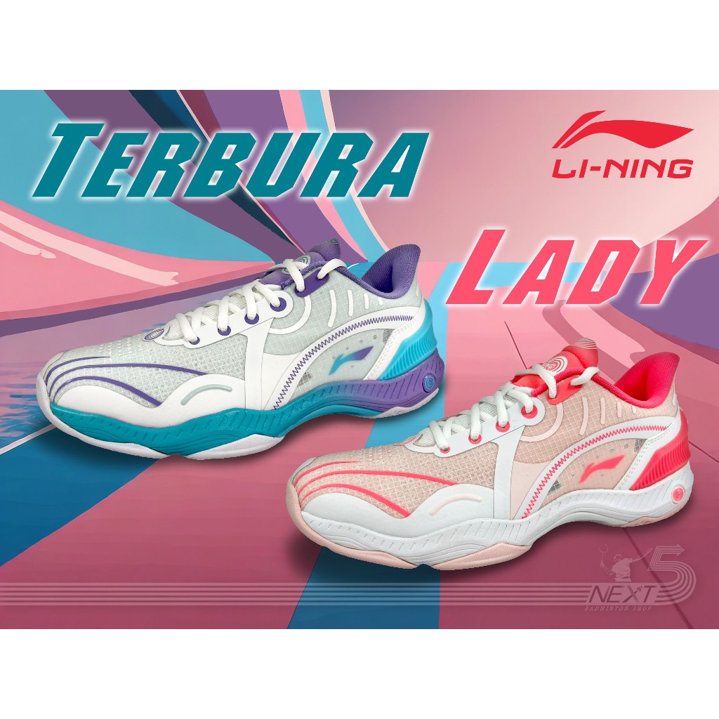 Li-ning รองเท้าแบดมินตัน รุ่น TERBURA LADY ( hunting lady ) AYZT009 ...