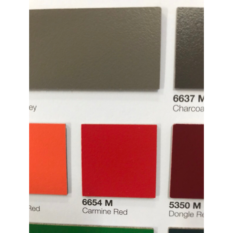 แผ่นโฟเมก้า สีแดงด้าน 6654 m ขนาด 120ซม x 240ซม หนา 0.7 มม ใช้ติดโต๊ะ ...