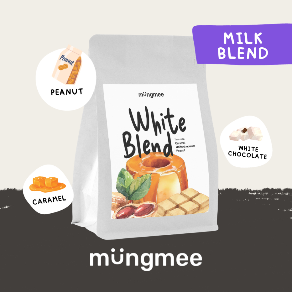 Mungmee Coffee เมล็ดกาแฟ คั่วเบลน White Blend | Shopee Thailand