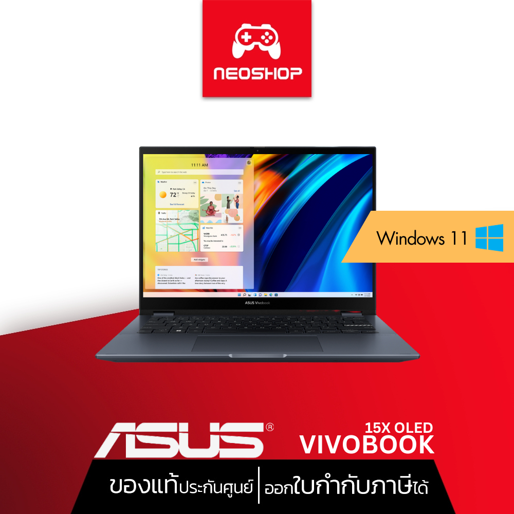 Notebook ASUS Vivobook 15X Oled X1503ZA-L1501WS (Quiet Blue) by Neoshop | Shopee Thailand