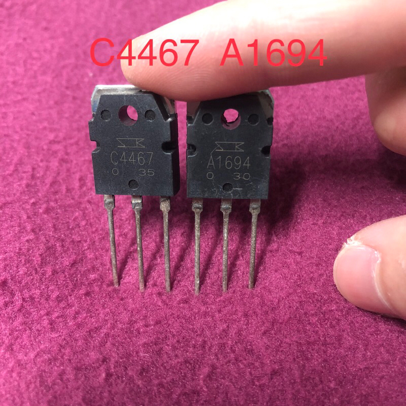 1ชิ้น A1694 C4467 2SA1694 2SC4467 TO-3P เครื่องขยายเสียงท่อจับคู่ ...