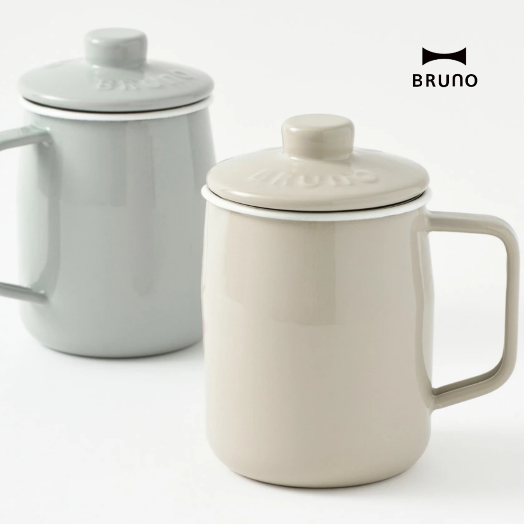 BRUNO x Fujihoro Enamel Oil pot 1.0L - BHK297 หม้อกรองน้ำมันเหล็กเคลือ ...