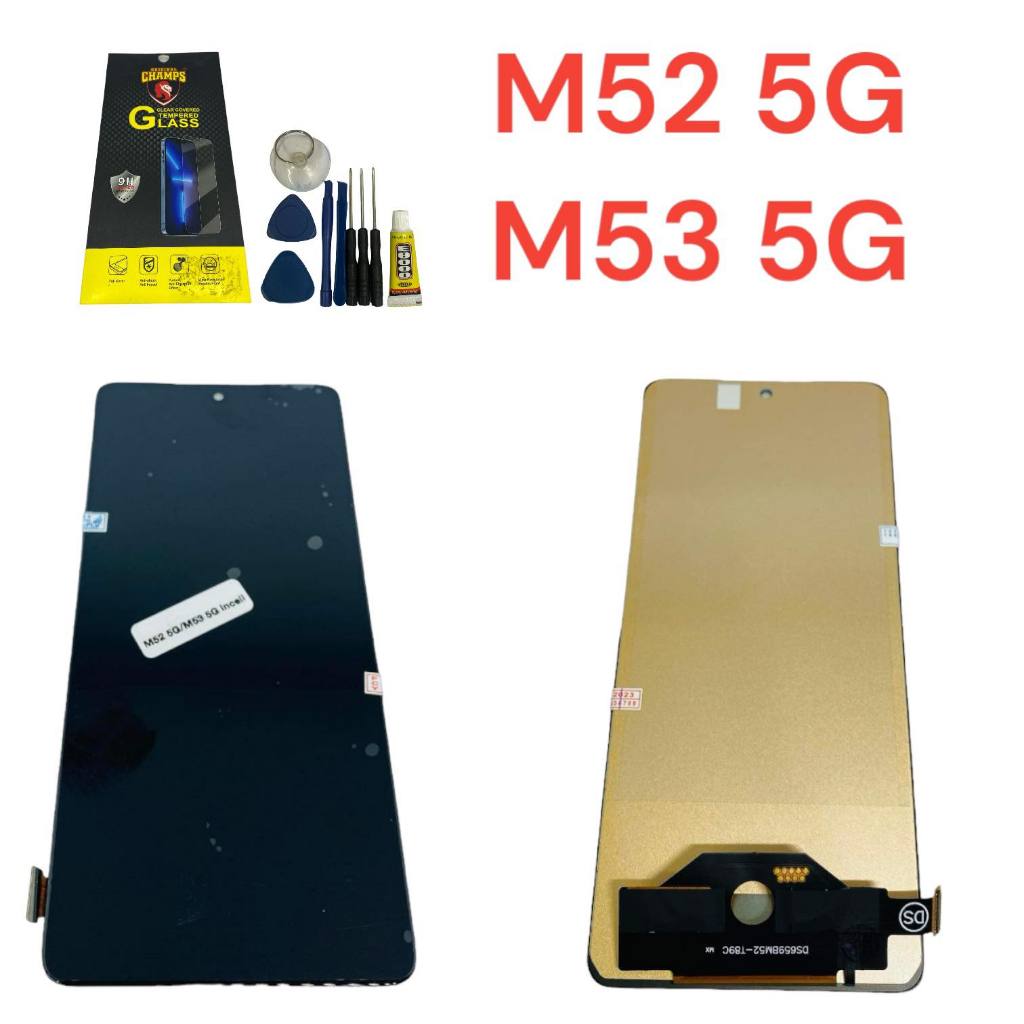 ชุดหน้าจอ LCD + ทัชสกรีน ใช้ร่วมกับ Samsung M52 5G M53 5G สินค้าดีมี ...