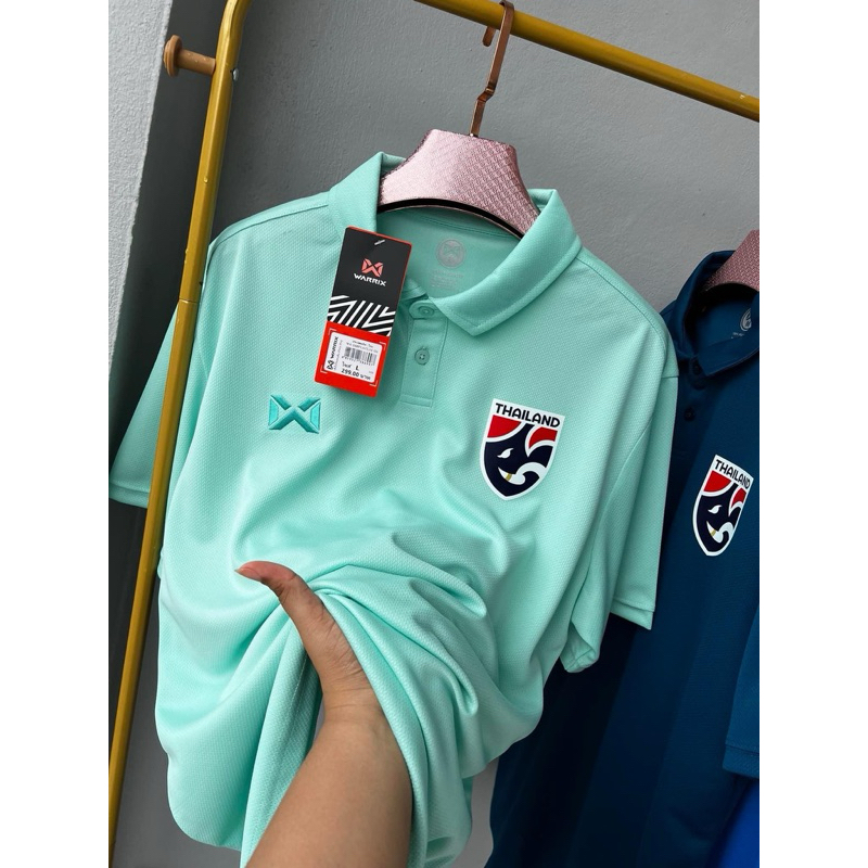 เสื้อโปโลwarrix รุ่นPinพร้อมโลโก้ทีมชาติแบบสี | Shopee Thailand