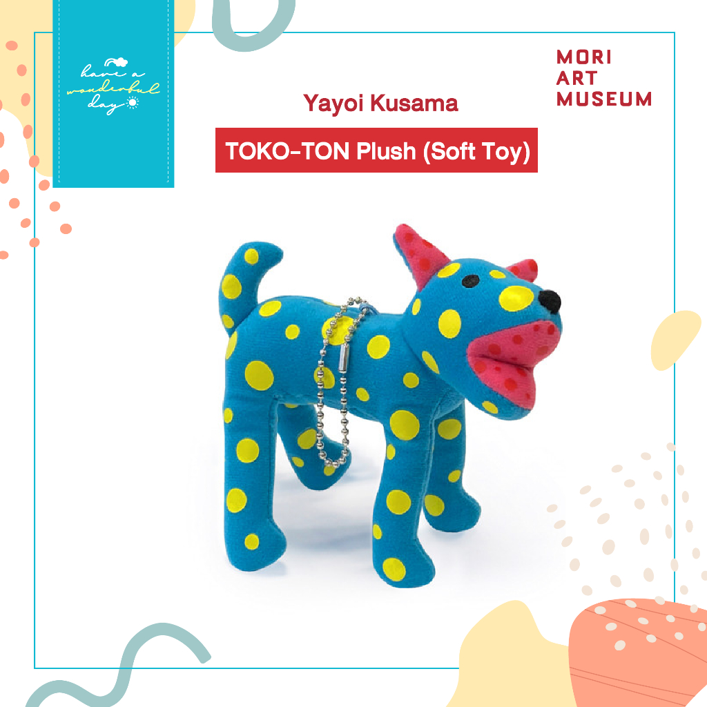 🇯🇵Yayoi Kusama | Mascot TOKO-TON Plush(Soft Toy)ตุ๊กตาน้องหมาสุดแสน ...