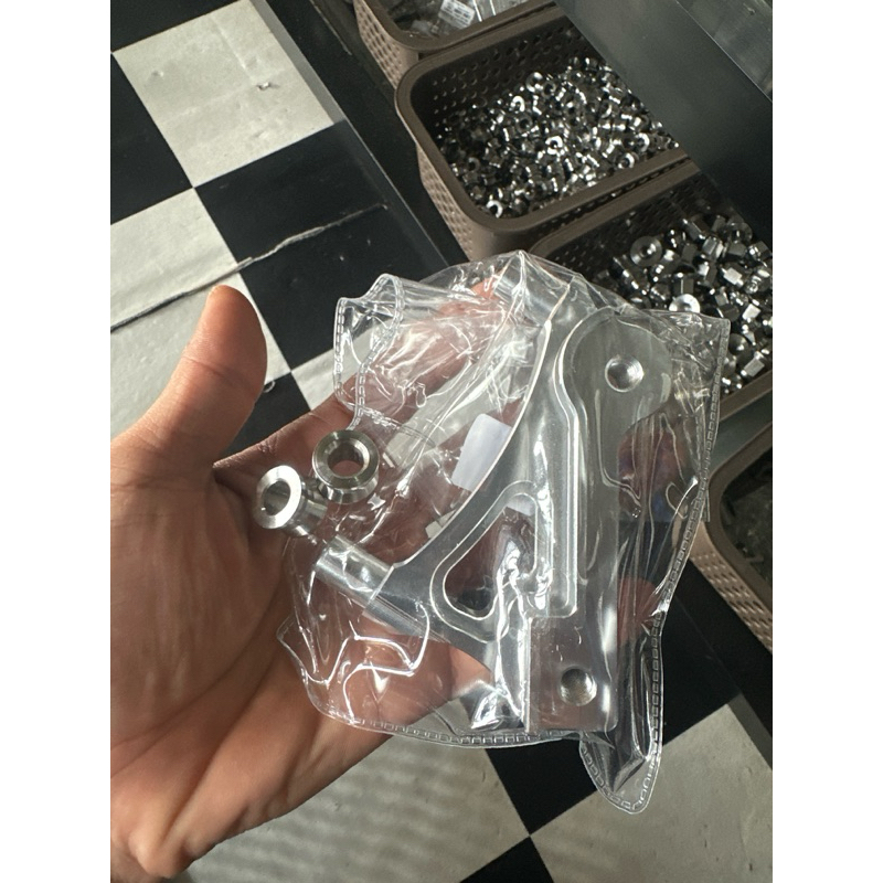 ขาปั้มรถไฟฟ้า Aj E2 Lion Q1 ขาหน้าและหลังจานเดิม 180-180-200-220 ...