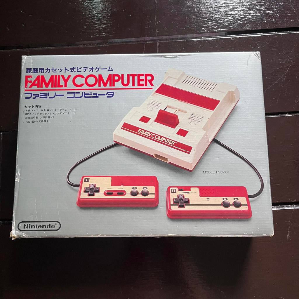Nintendo Family Computer เครื่องเล่นเกมฟามิคอม Famicom ครบกล่อง ...
