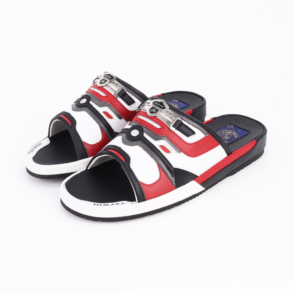 Taywin Original Style รองเท้าแตะขาวสลับพื้นหนา รุ่น 310V24002 | Shopee ...