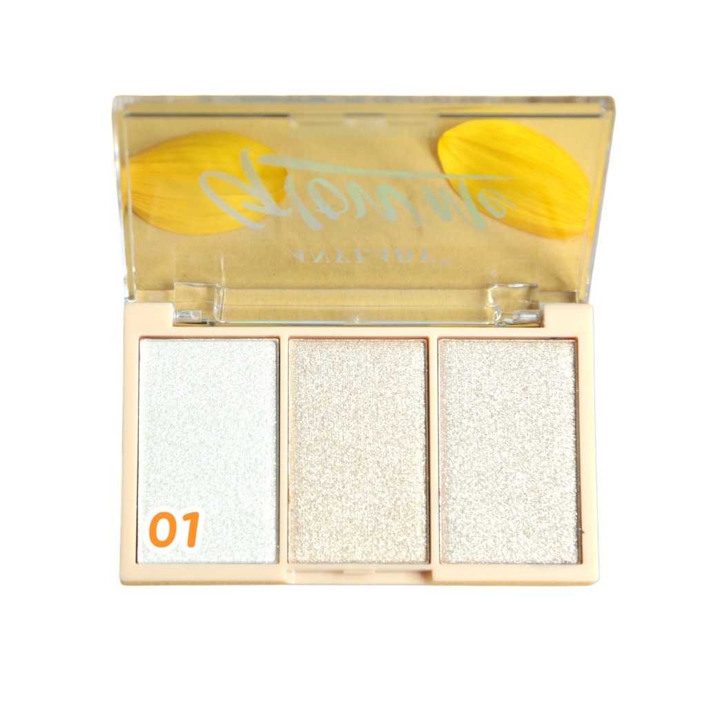 สินค้ามีพร้อมส่ง ไฮไลท์ Anylady 3 ช่อง ตลับพกพาสะดวก เฉดดิ้ง หน้าฉ่ำวาว ...