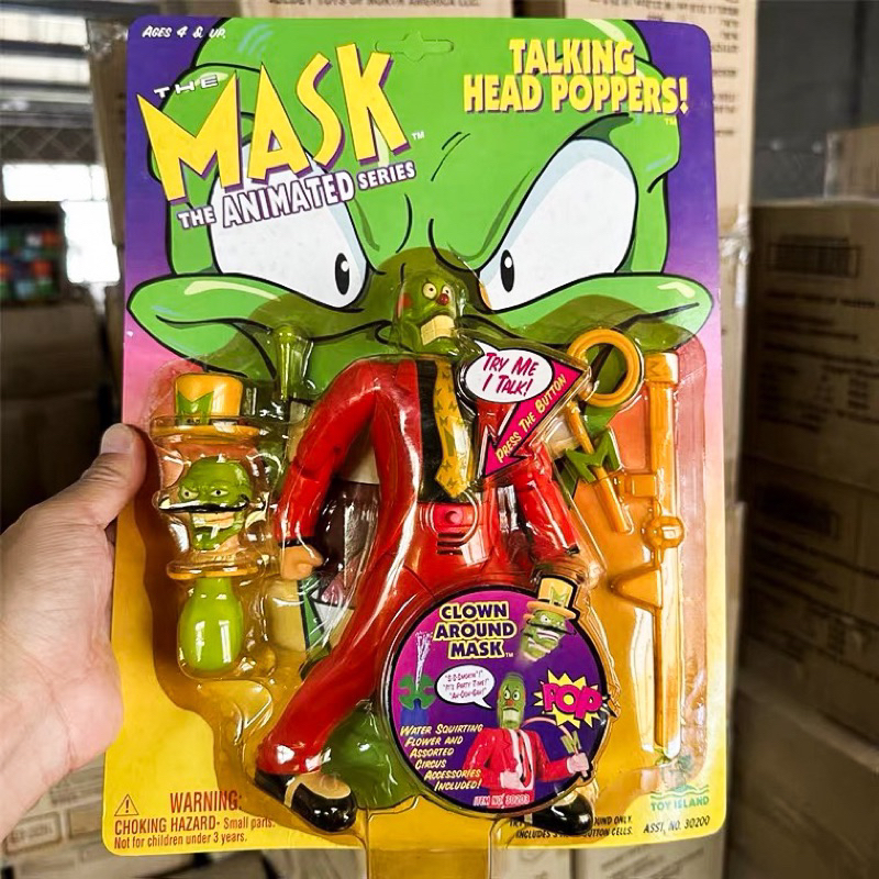 โมเดลจากหนัง The Mask (Talking Head Poppers) | Shopee Thailand