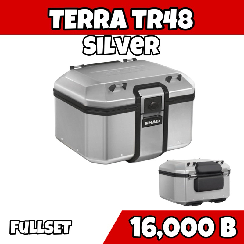 ปี๊ปAluminium ยี่ห้อ Shad Terra สีเงิน รุ่น tr48 Fullset พร้อมเบาะ3M ...